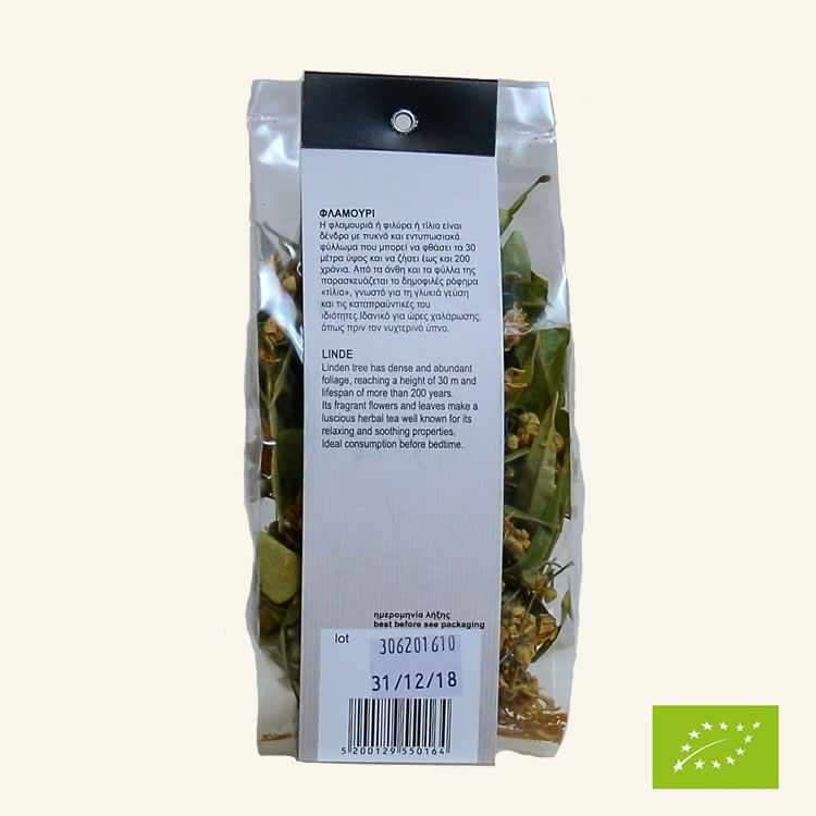 Tei bio. Cules manual si uscat natural.